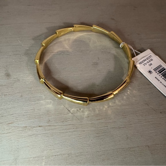 Kendra Scott | Jewelry | Nwt Kendra Scott Gold Tone Bangle Bracelet Size Sm | Poshmark
